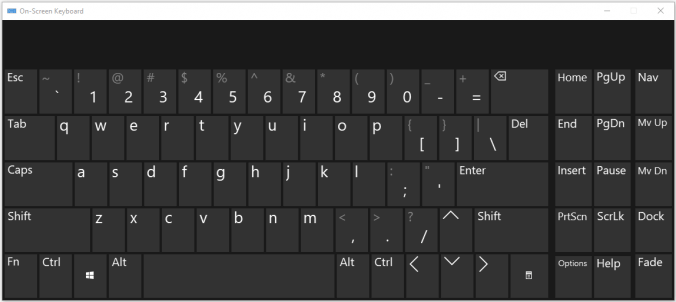 On-Screen Keyboards - BlueScreen Computer