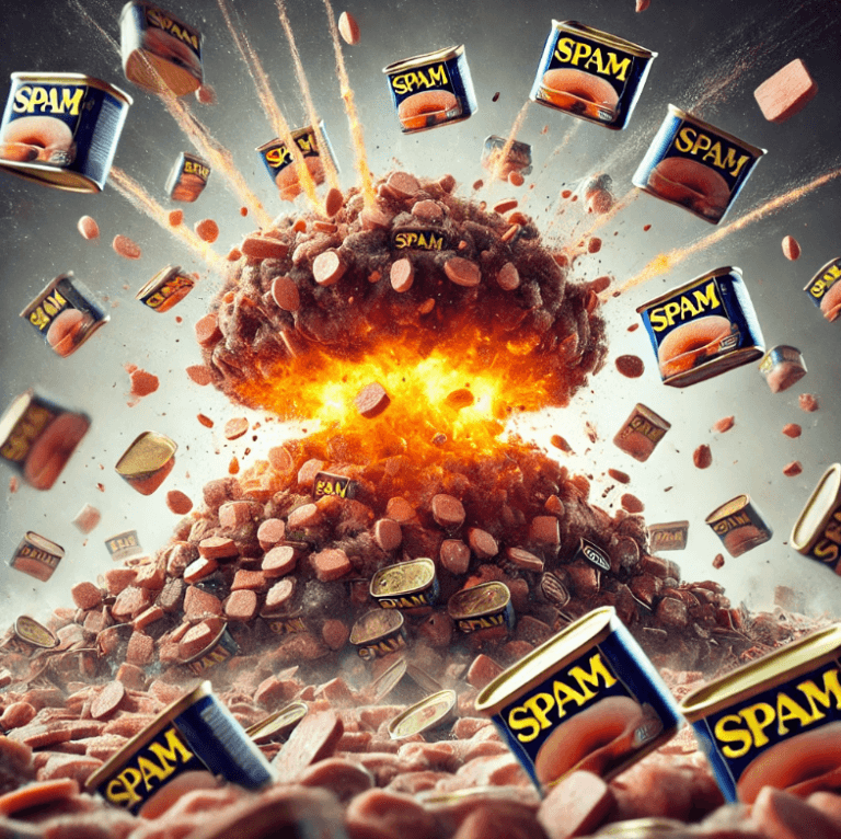 Spam Bomb - BlueScreen Computer
